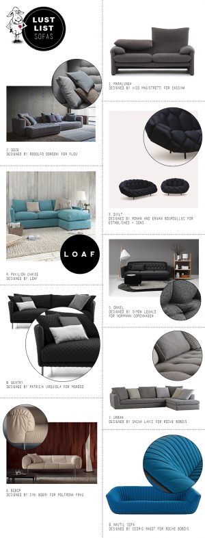 Lust List : Squishy Sofas for Snuggling Up - The Design Sheppard