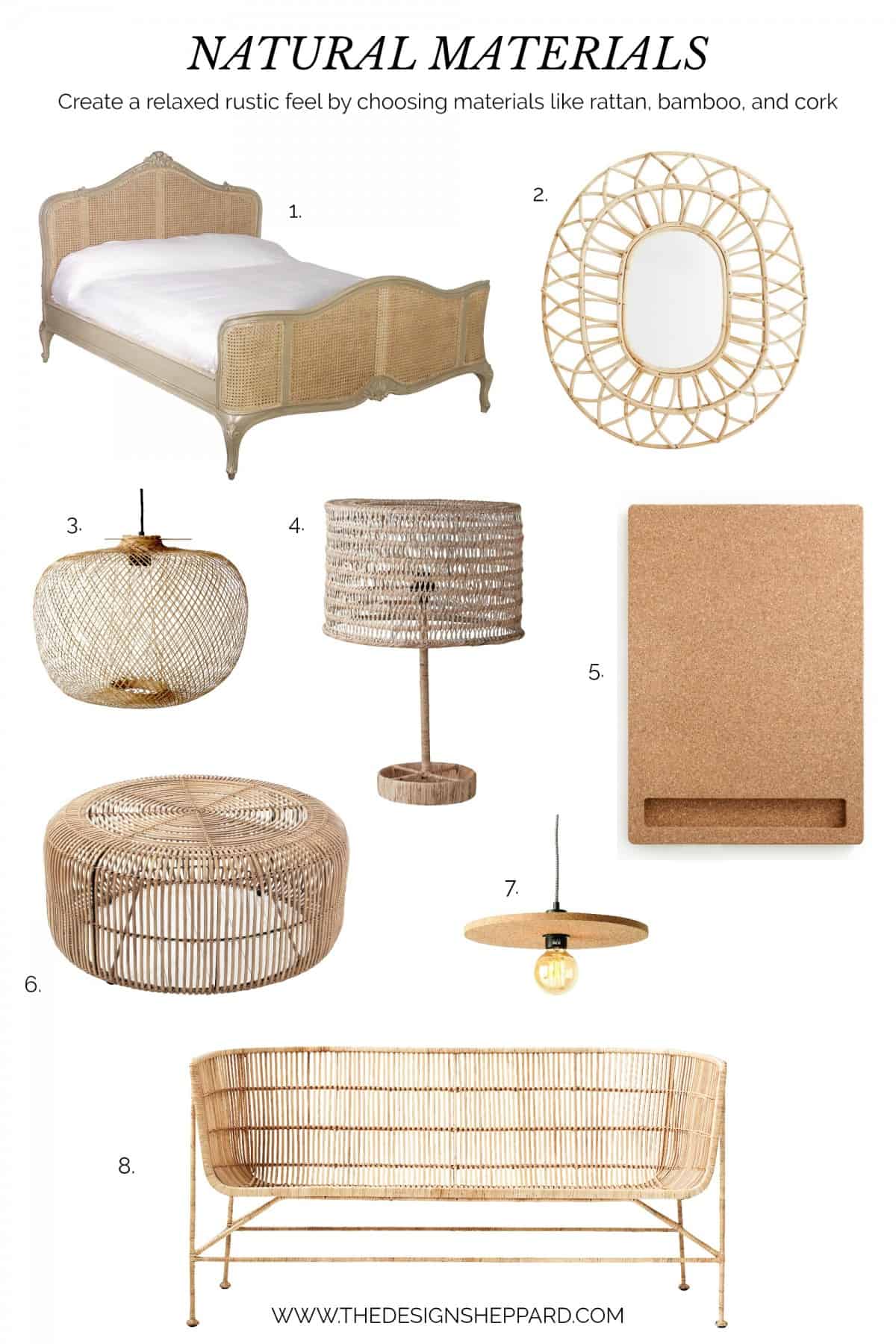 Natural Colored Materials